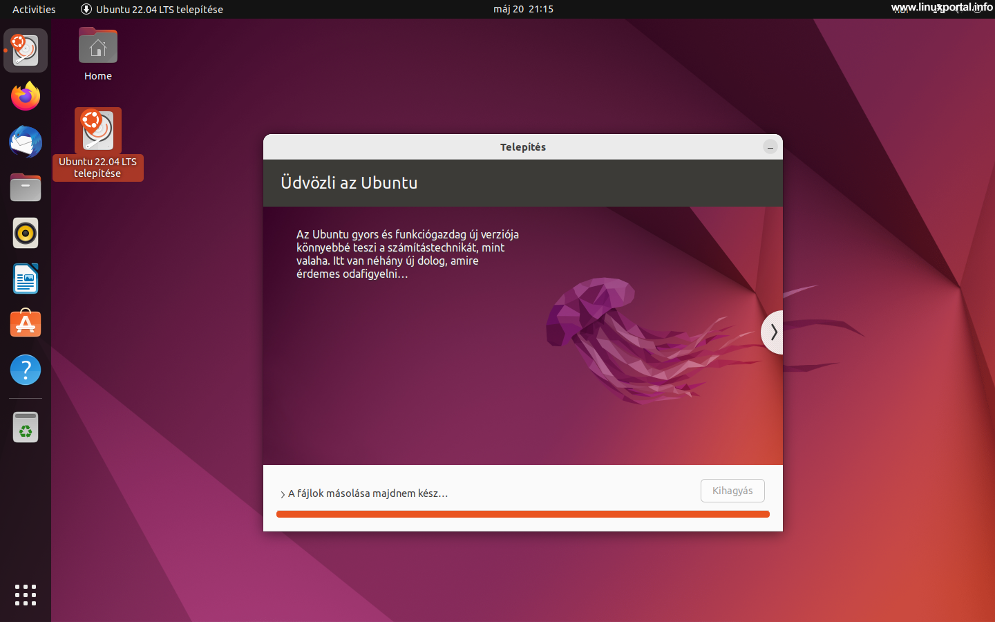 Ubuntu 22.04 LTS (Jammy Jellyfish) UEFI Mode Installation Linux portal